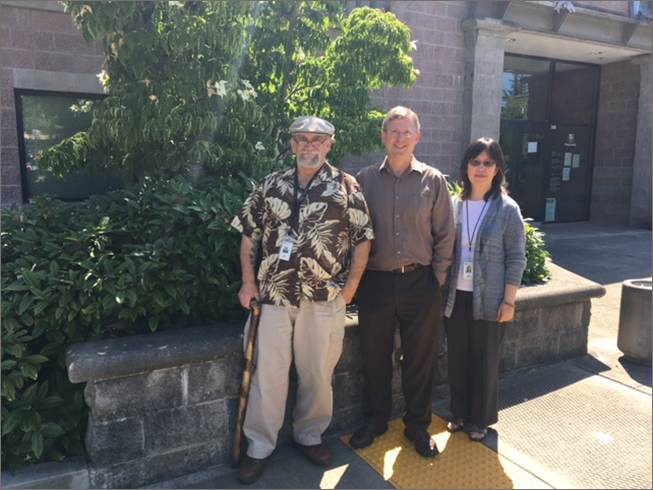 Pictured: Left to right: Nick D’Angelo, Dave Sterner and Andrea Shao ...