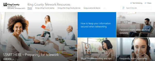 Updated teleworking resources | Employee News