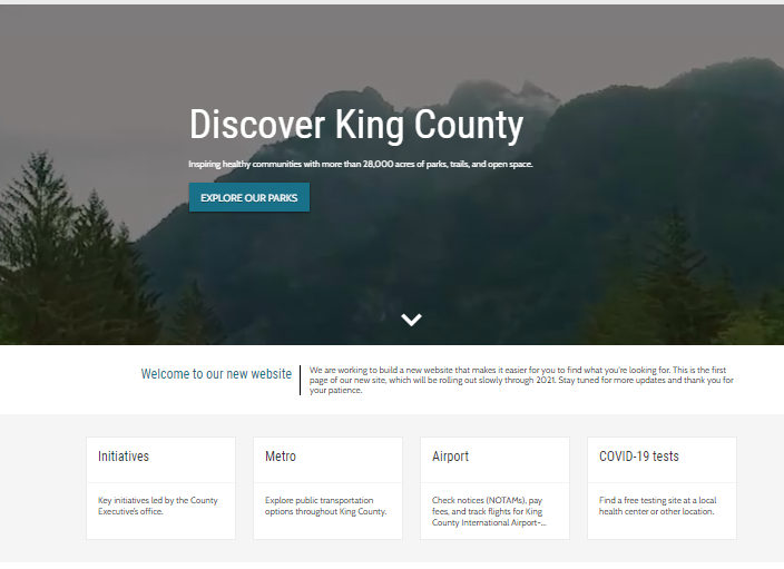 Countywide web refresh will help users quickly, easily access ...