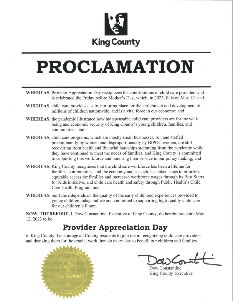 Executive proclaims May 12 as Provider Appreciation Day | Employee News
