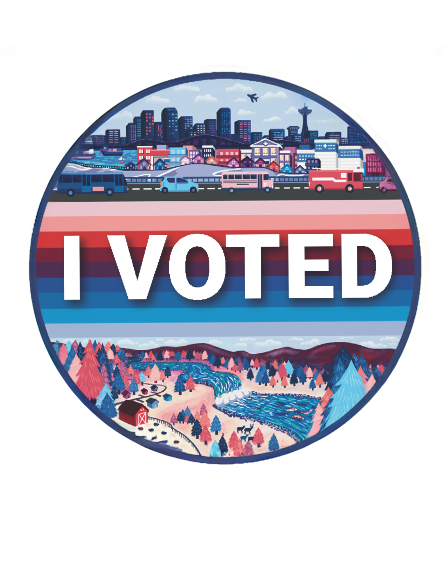 Vote by Aug. 6 and wear your I Voted sticker with pride | Employee News