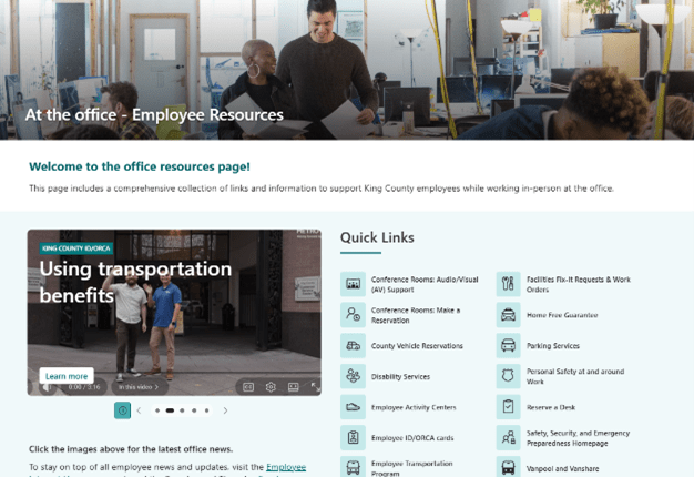 ‘At the Office” resources now available to employees on new SharePoint ...